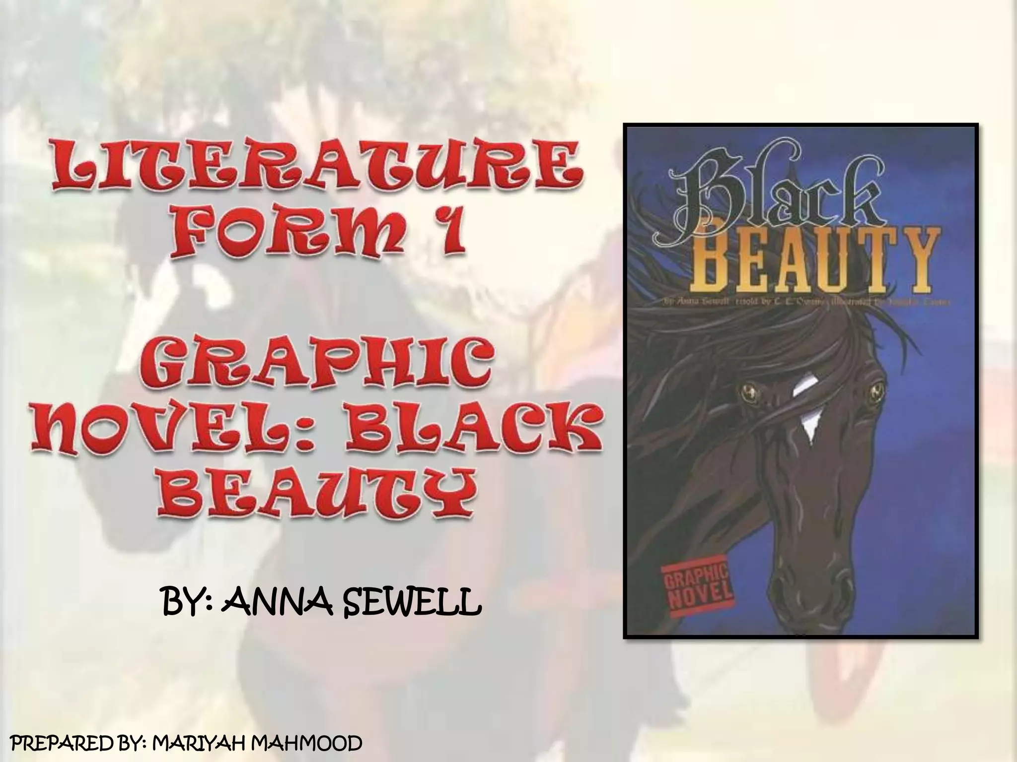 Black beauty synopsis | PPTX