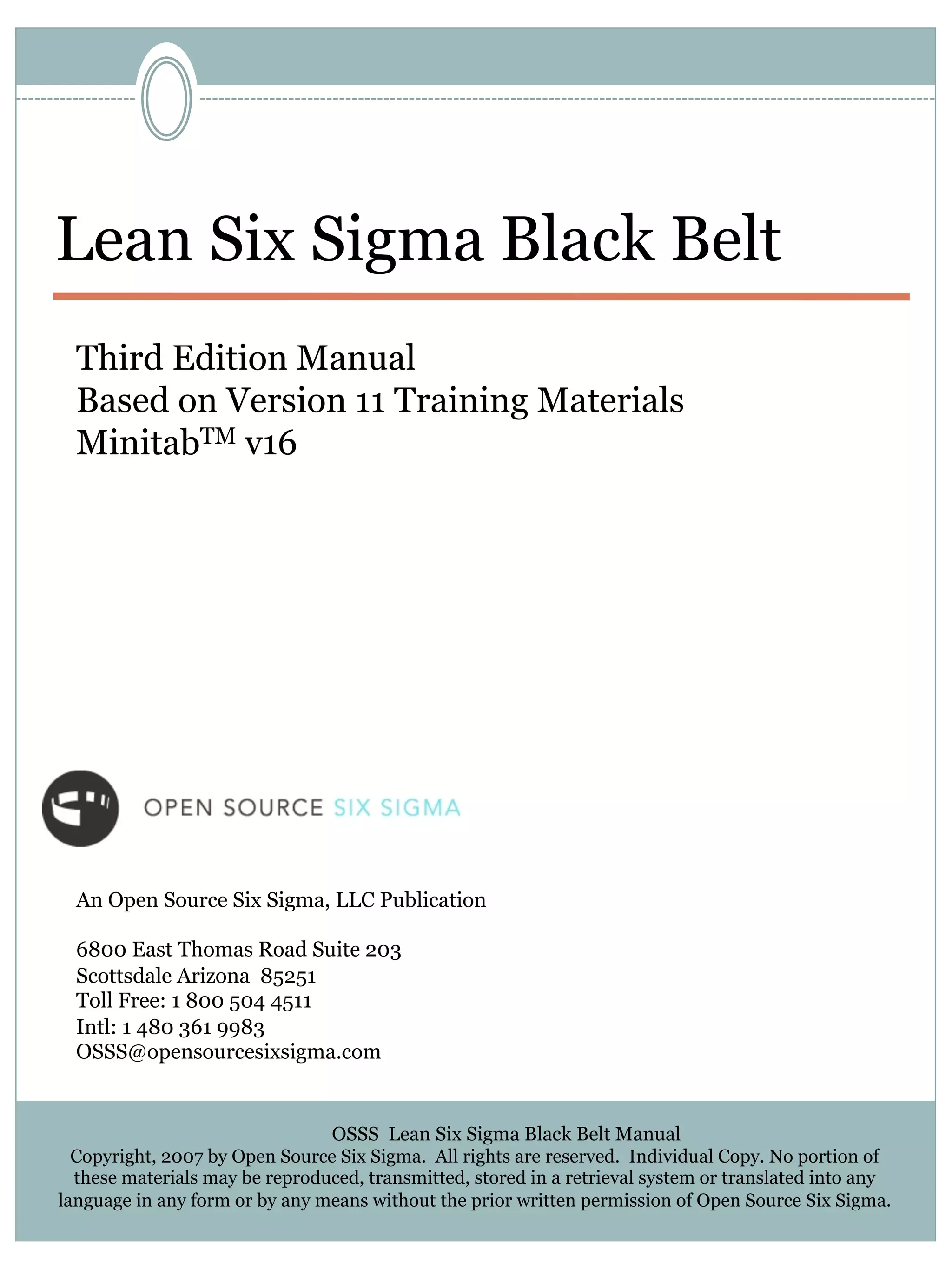 Black belt manual_sample | PDF