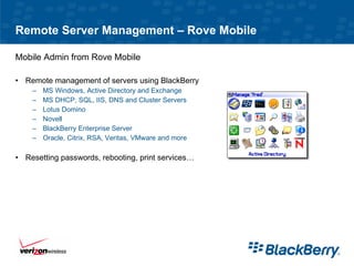 Black Berry Server | PPT