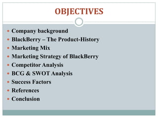 Blackberry-Marketing Strategy | PPTX