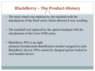 Blackberry-Marketing Strategy | PPTX