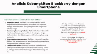 Review Strategi Bisnis Blackberry dan Analisa kebangkitannya | PDF