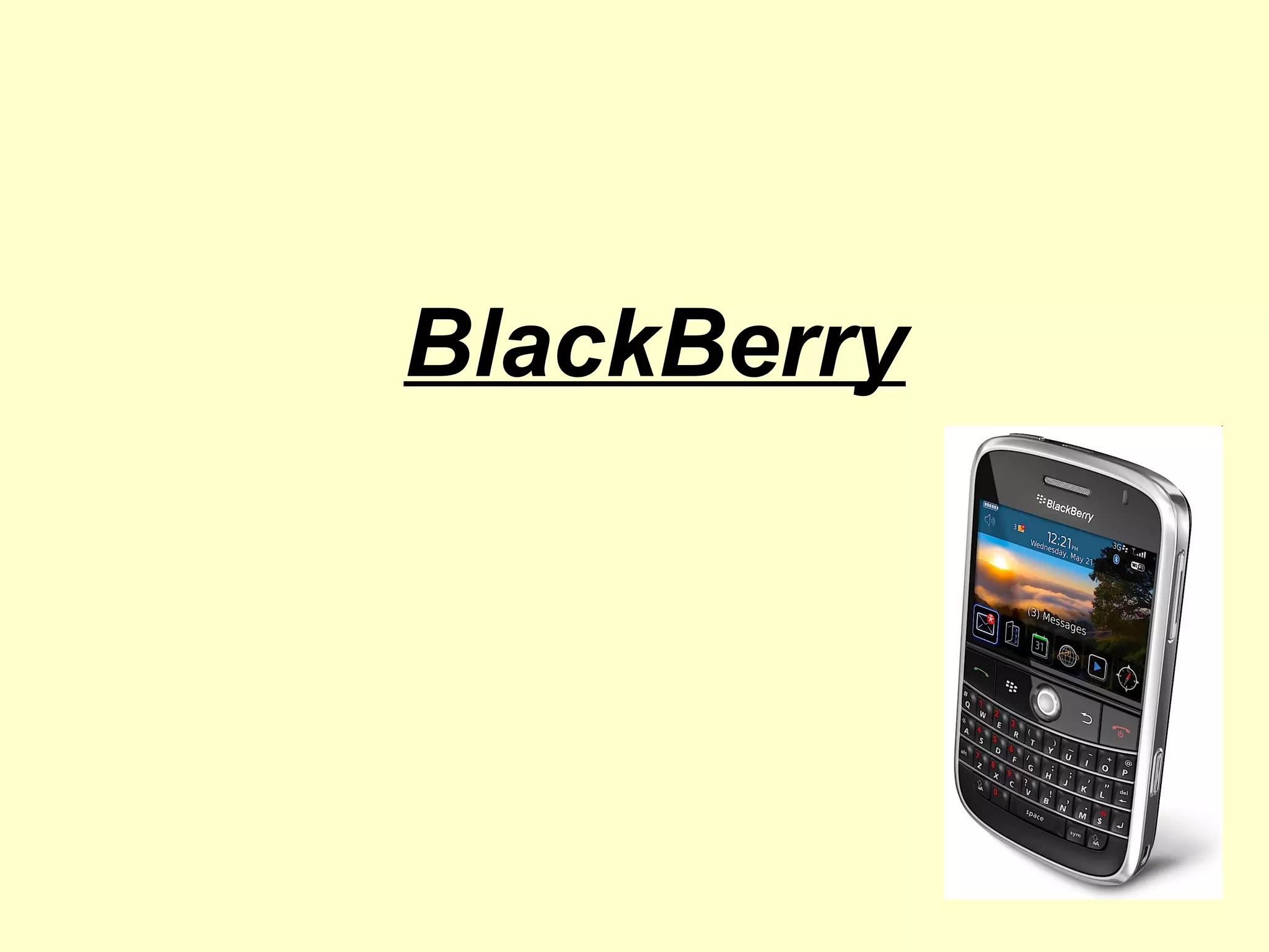 Black berry. powerpoint 2.0 | PPT