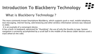 Blackberry ppt | PPTX