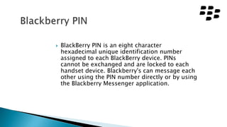 Blackberry ppt | PPTX