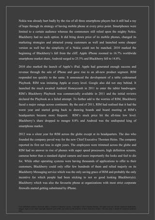 BlackBerry - Case Study | PDF