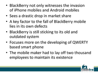 Rise and Fall of Blackberry | PPTX