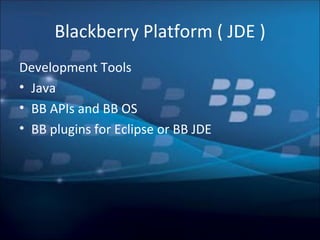 Blackberry smartphones | PPT
