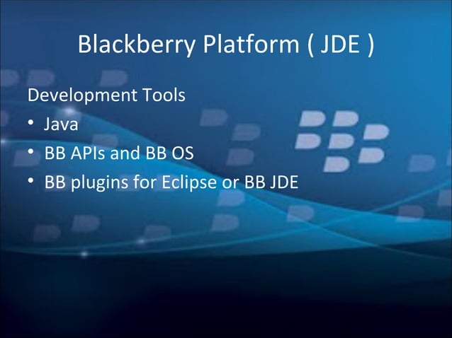Blackberry smartphones | PPT