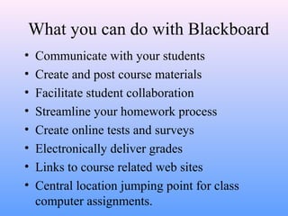 Blackboard | PPT