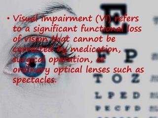 visual impairment | PPTX