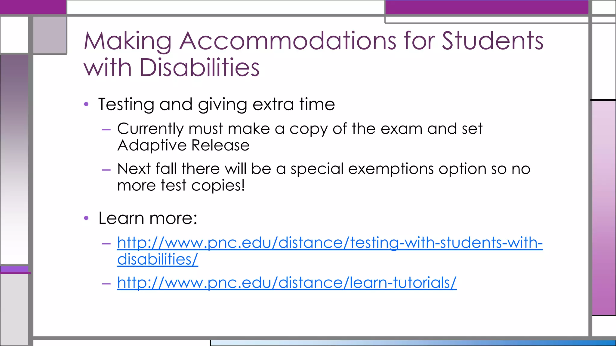 BlackBoard Learn Accessibility | PPTX | Internet for Beginners | Internet