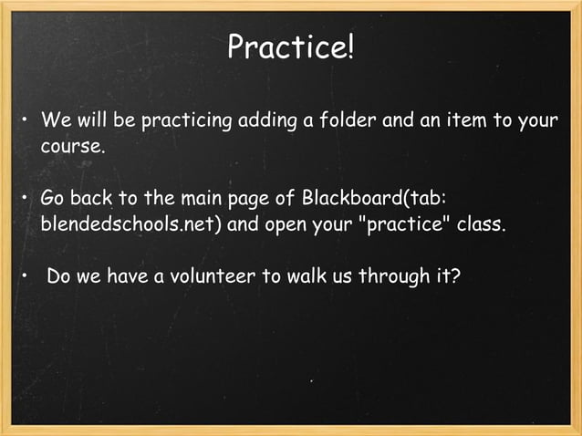 Blackboard Basics | PPT | Education