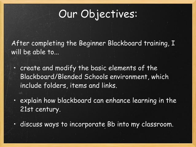 Blackboard Basics | PPT | Education