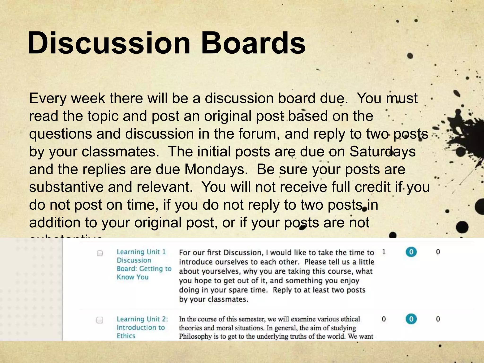 Blackboard basics Hanning | PPT