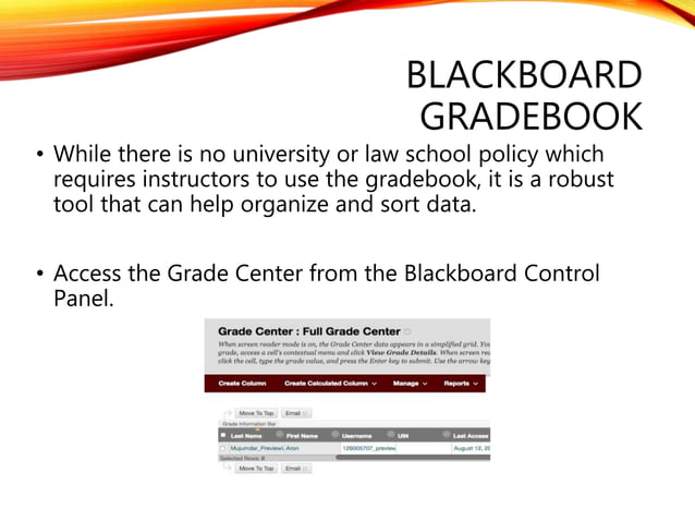 Blackboard basics mod 1 | PPT