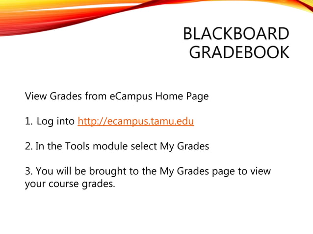 Blackboard basics mod 1(1)(1) | PPT