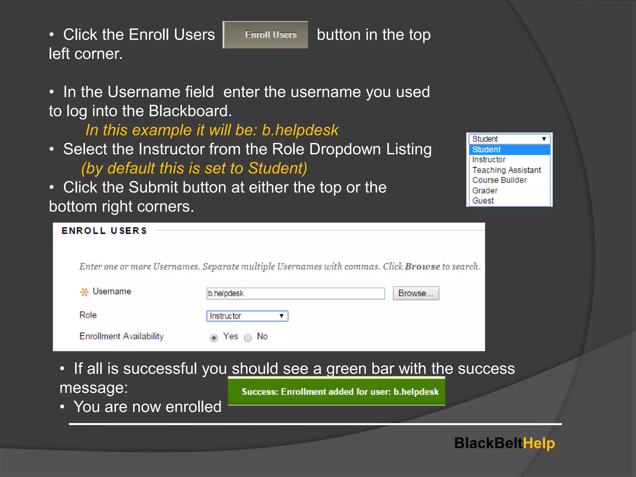 Blackboard Course Access | PPT
