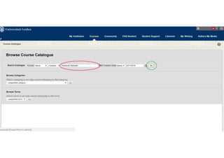 Blackboard Course Enrollment Instructions | PDF