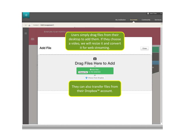 How to Submit an Assignment on Chalk&Wire | PPT