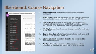 Blackboard Navigation | PPT