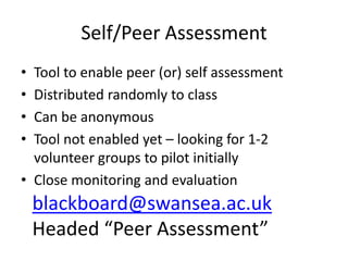 Blackboard rubrics | PPTX