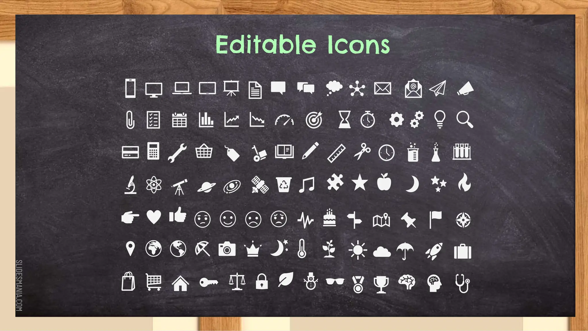 Blackboard · SlidesMania.pptx kebutuhan dalam pembuatan presentasi | PPTX