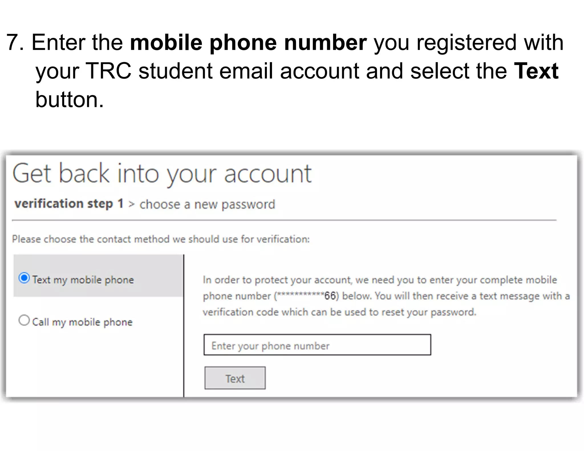 TRC Blackboard Sign-in Forgot Password | PDF