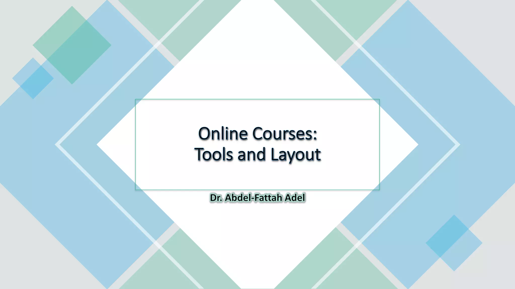 Blackboard Courses tools and layout | PDF
