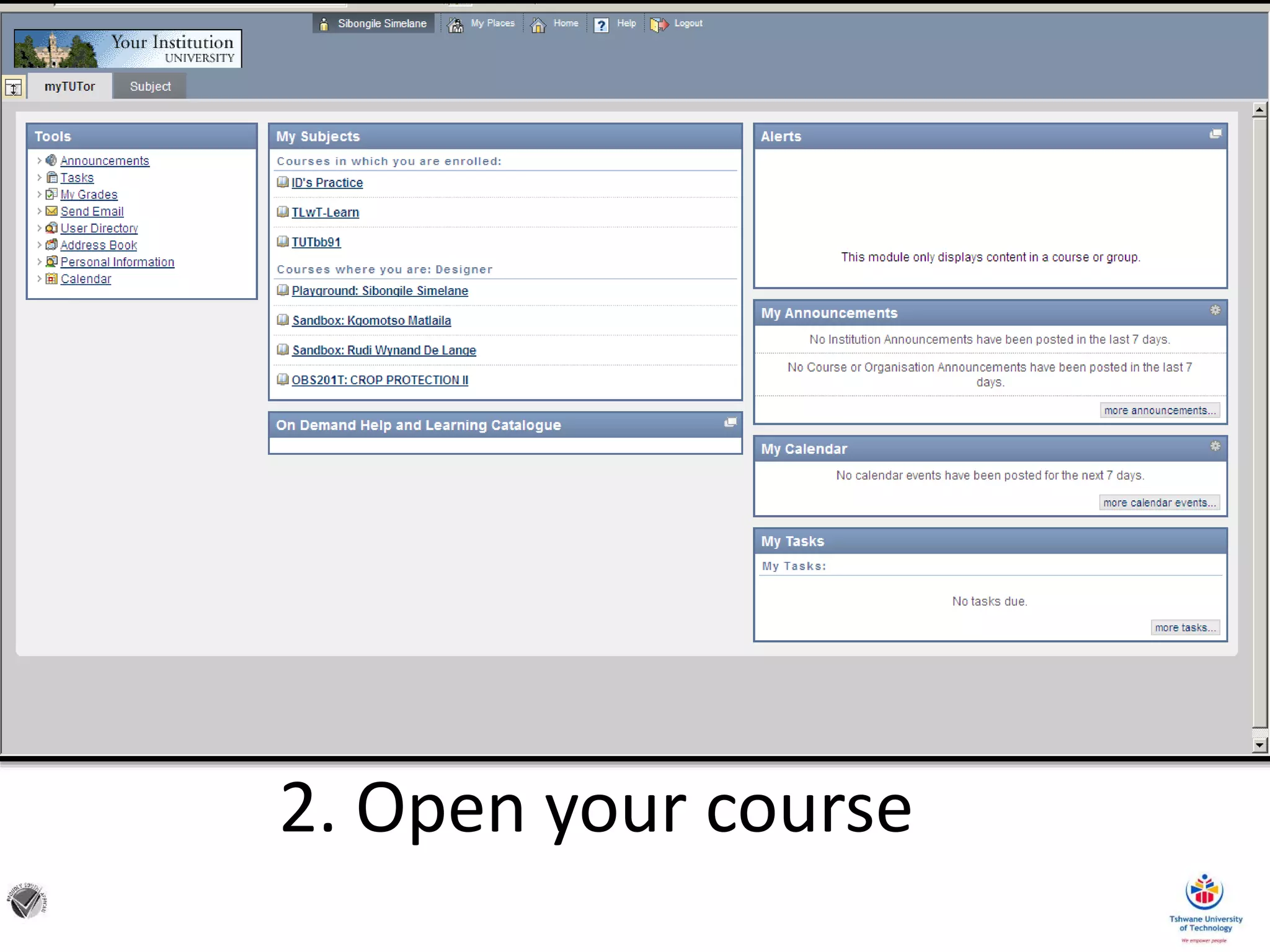 Blackboard training - SafeAssignment | PPT