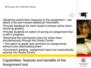 Blackboard training - The assignment tool and good teaching practices ...