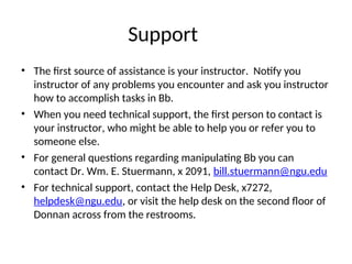 blackboard training tutorial. .ppt