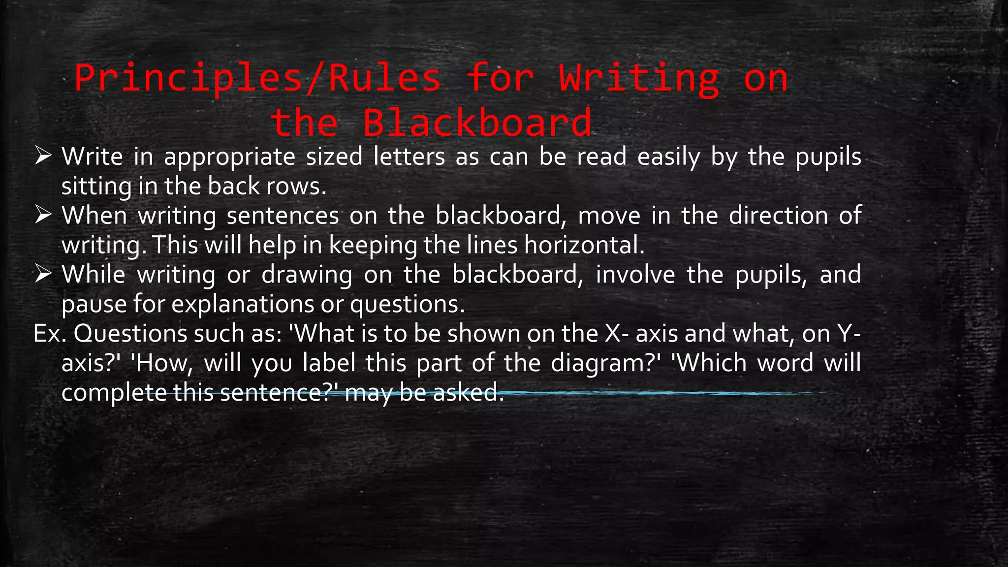 Black Board Writing Skill.pptx | Drawing and Sketching | Arts and Crafts