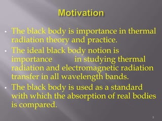 Black body radiations | PPT