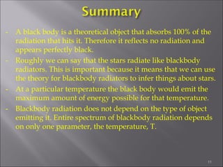 blackbody radiation physics planks law.ppt