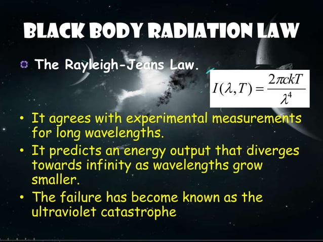 Black body radiation | PPTX