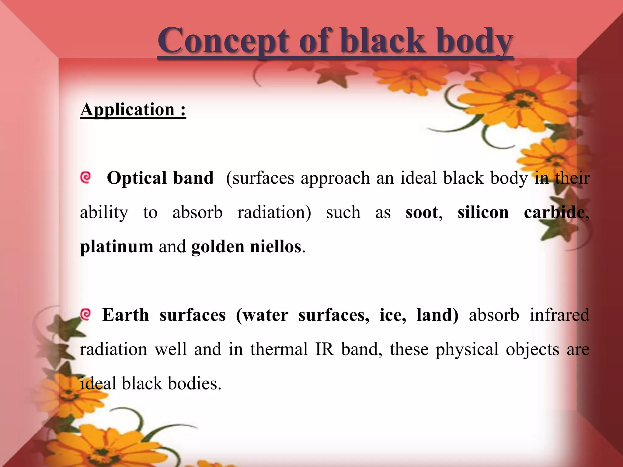 Black body radiation. | PPSX