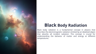 Black Body Radiation new.pptx. | PPT