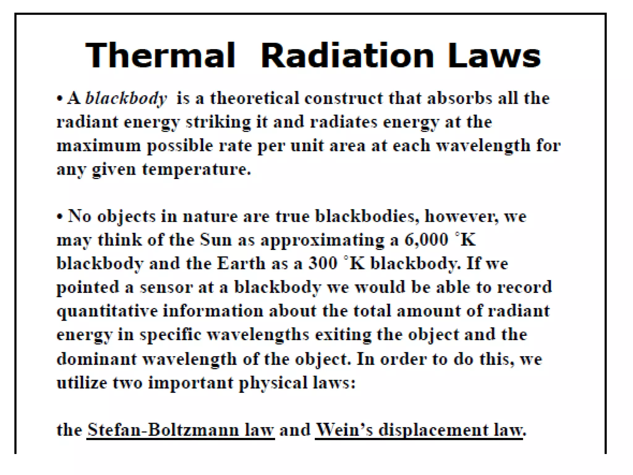 Black body radiation,planck's radiation, wien's law, stephen boltzmann ...
