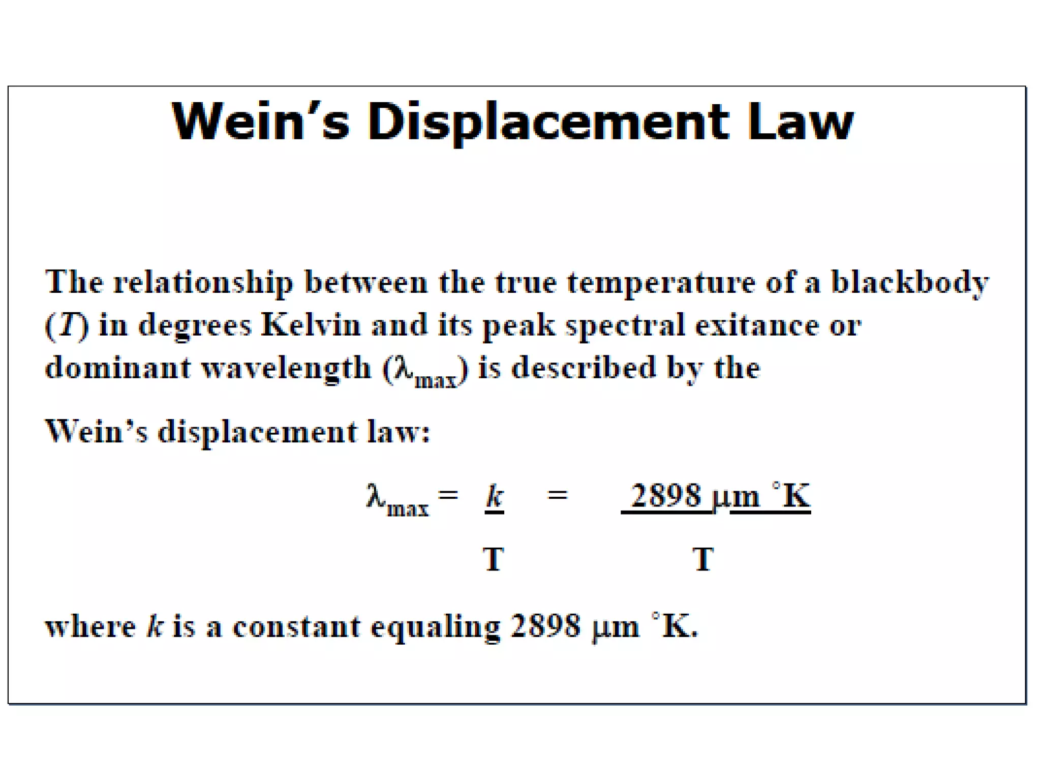 Black body radiation,planck's radiation, wien's law, stephen boltzmann ...