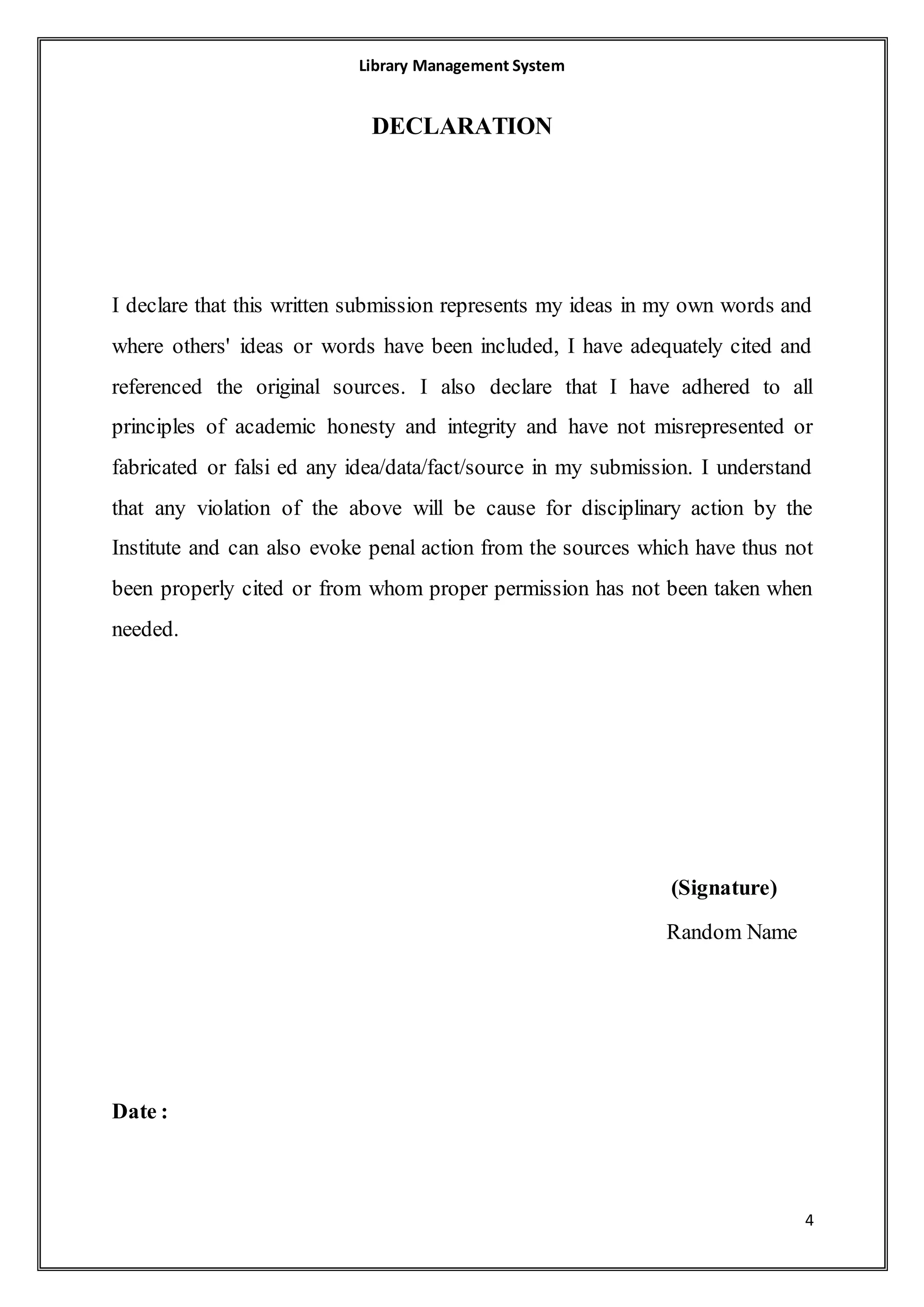 Library Management System Project In Php With Blackbook And Source Code Docx