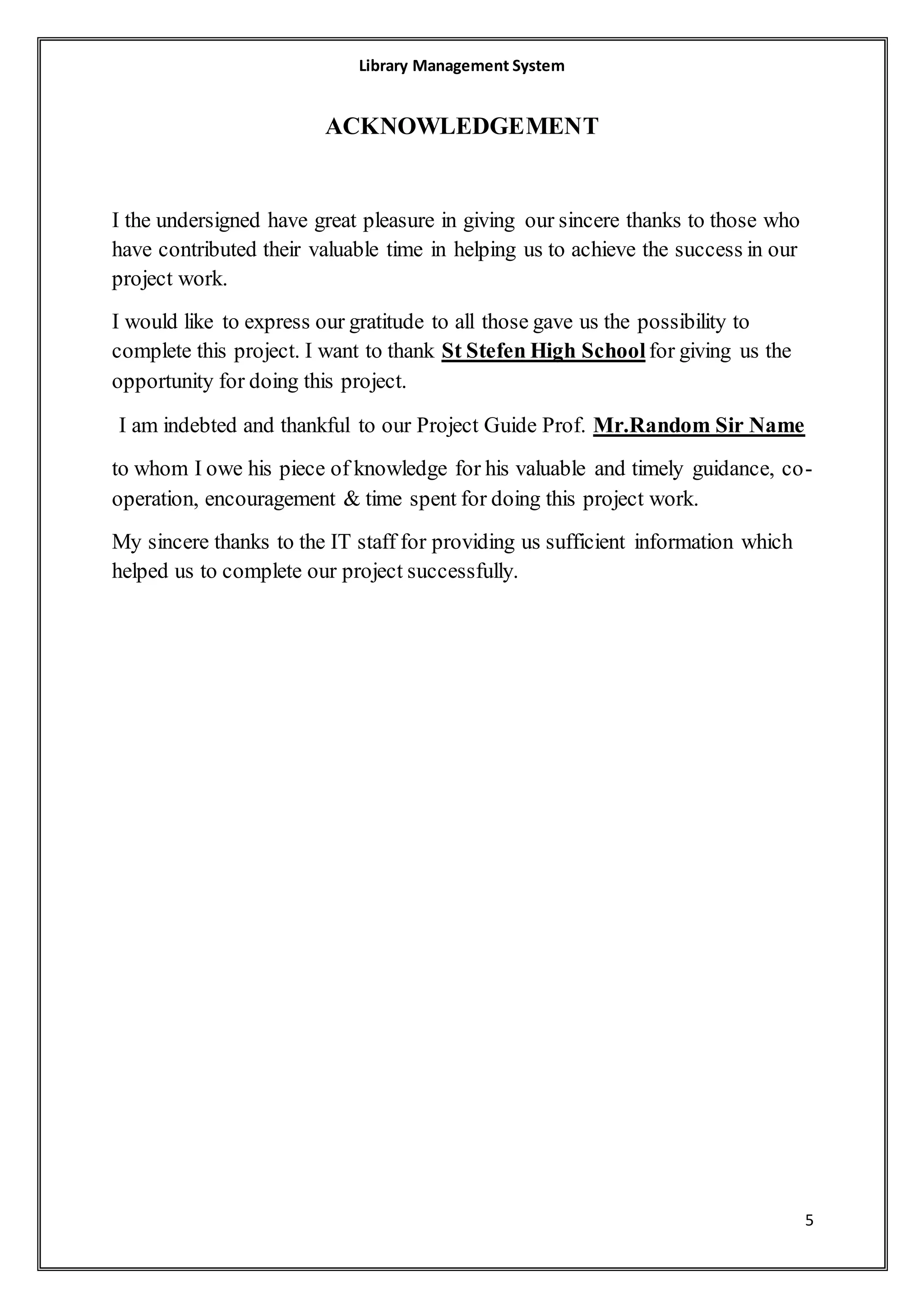 Library Management System Project In Php With Blackbook And Source Code Docx