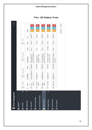 Library Management System Project in PHP with BlackBook & Source Code | DOCX
