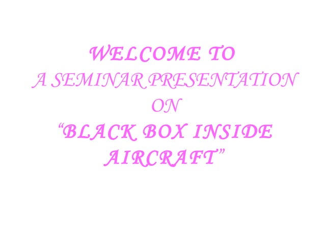 Black box | PPT