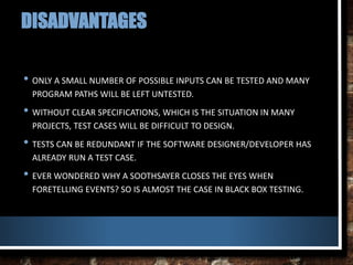 Black Box Testing | PPT