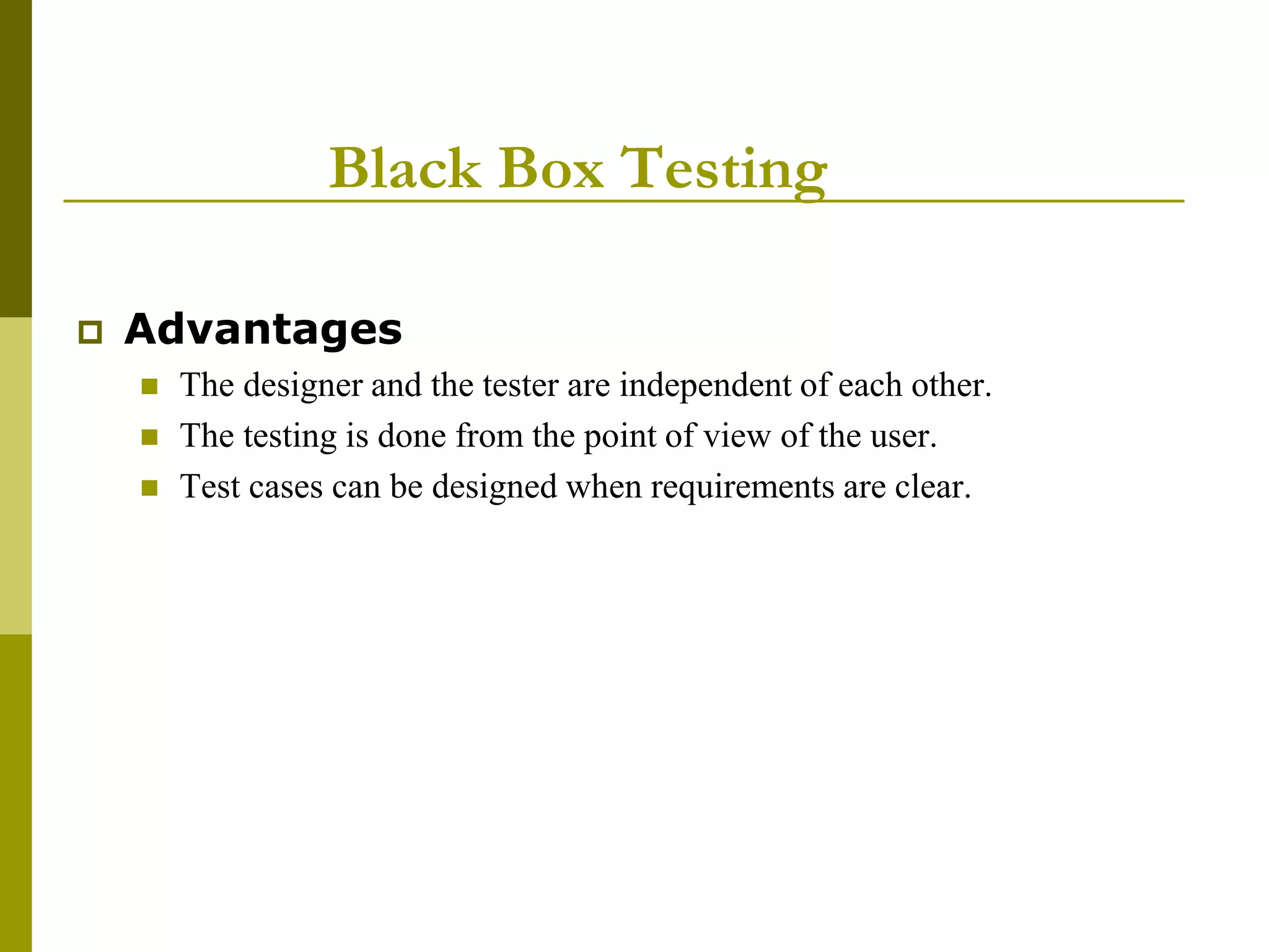 Black Box Testing | PPTX