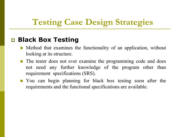 Black Box Testing | PPTX