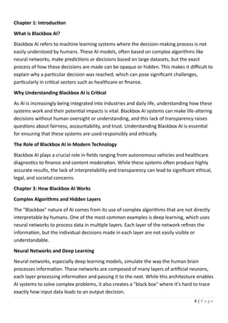 Understanding Blackbox AI: Unlocking the Secrets of Complex Machine | PDF