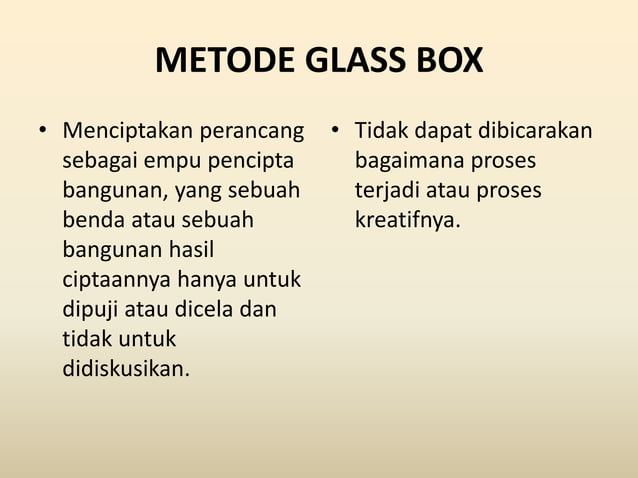 Black Box And Glass Box (ELVA DWI INDAHSARI M-1607144170-DI 14 C_D) | PPTX