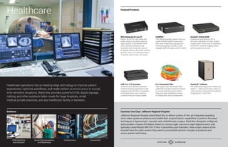 Black Box Brochure Technology Solutions | PDF